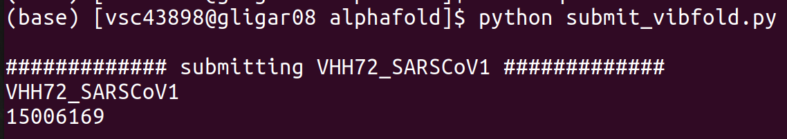 Instructions for running VIBFold - E-Learning@VIB