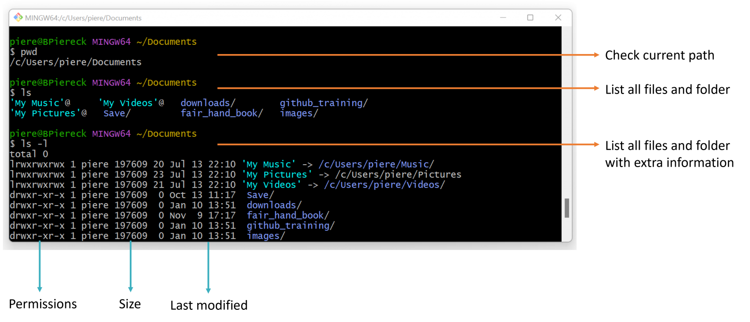 Listing and naming content in Linux - E-Learning@VIB