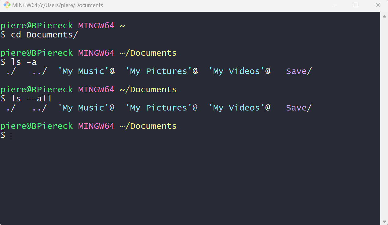 Help me! Get information about a command – E-Learning@VIB