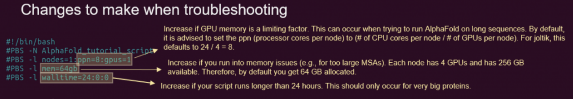 Setting up the job script - E-Learning@VIB